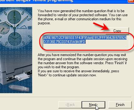 To make it easier,click Copy button to put this string into the clipboard, run your e ...